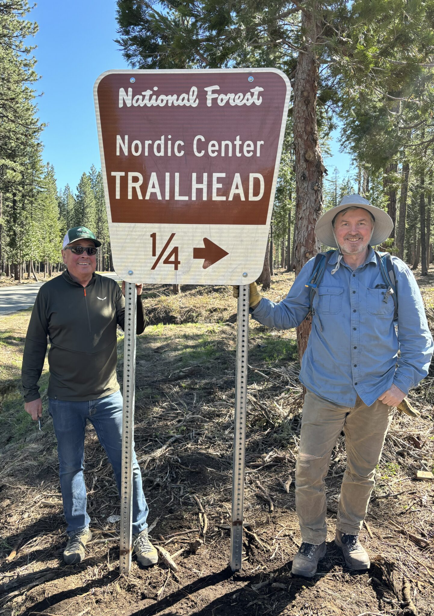 Roadway Warning Signs Installed – Mount Shasta Trail Association